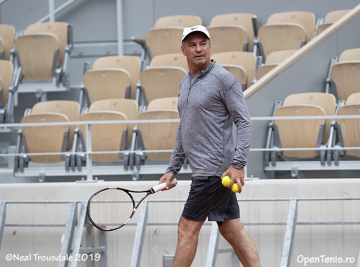 Imagini de la antrenamentul de ieri al Simonei Halep la Roland Garros ...